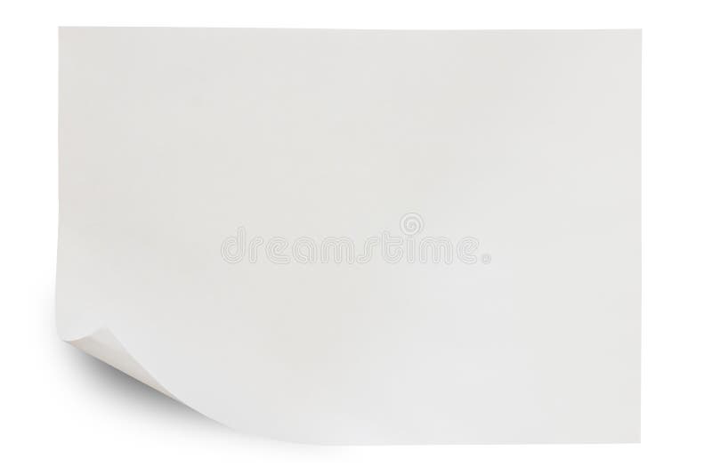 Blank sheet of paper stock photo. Image of paper, empty - 70233016