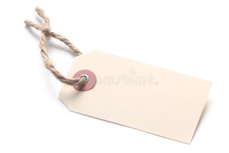 Blank Paper Label stock photo. Image of white, space - 160868868