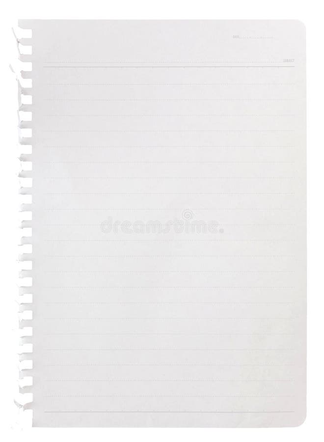 Blank paper with line stock photo. Image of page, education - 94425706