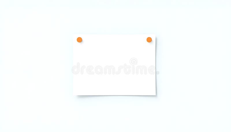 Blankpaper Pushpins Stock Illustrations – 1 Blankpaper Pushpins Stock ...