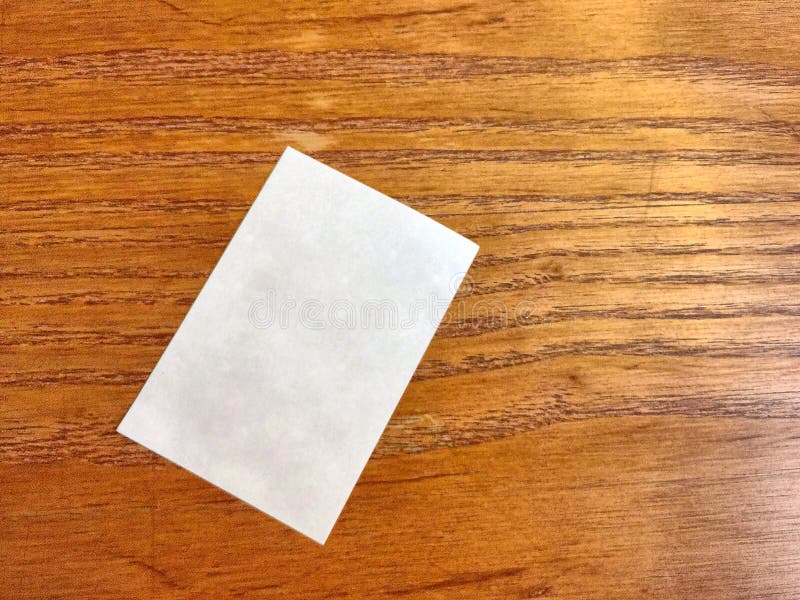 Blank Paper Note on the Table Stock Photo - Image of style, diary: 98365452