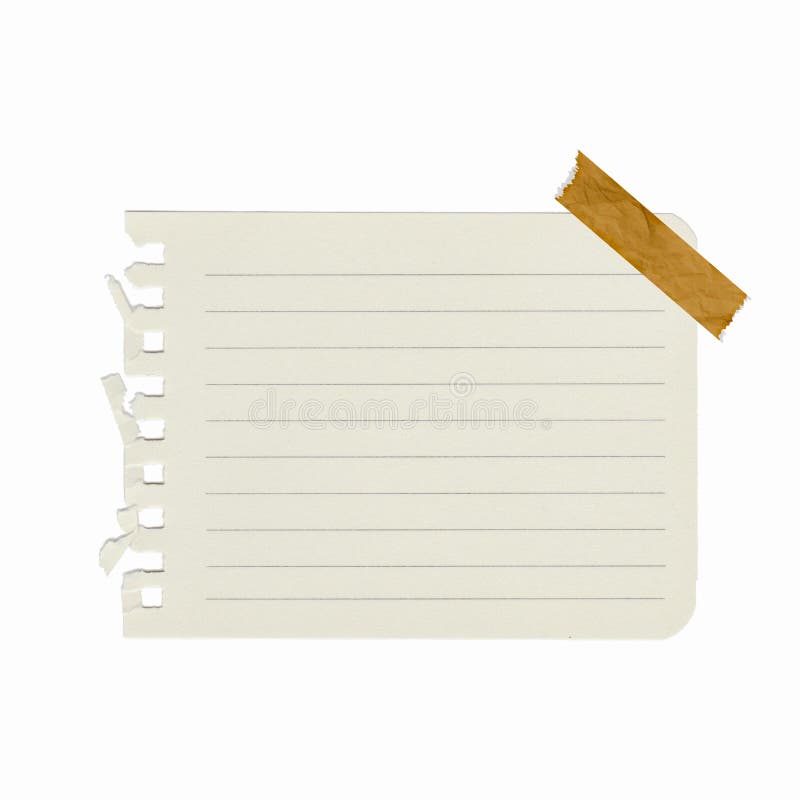 Paper note clip art. stock illustration. Illustration of reminder ...