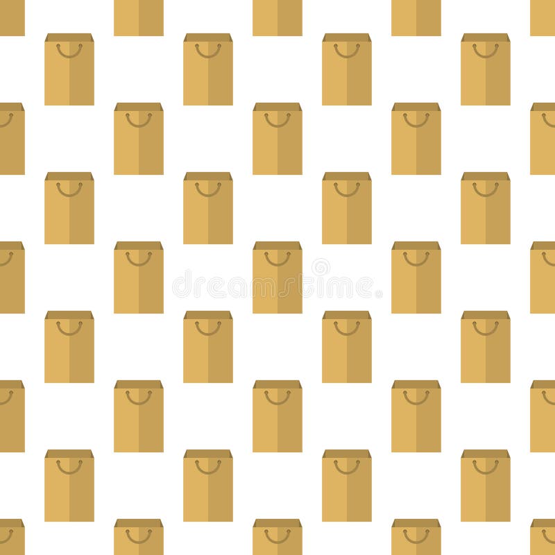 Blank Paper Package Pattern Seamless Stock Vector - Illustration of ...