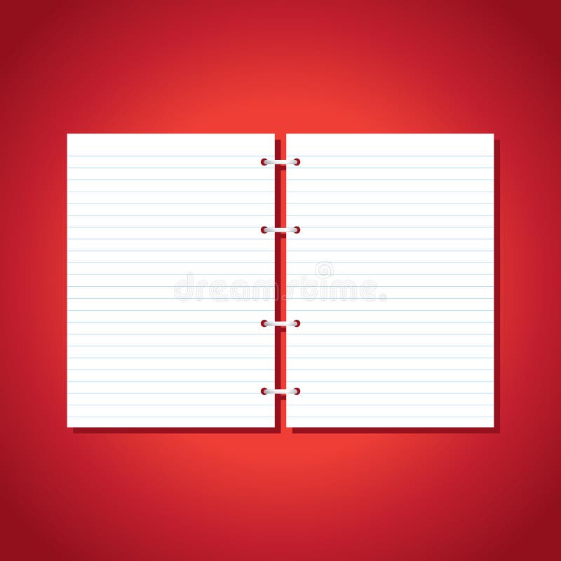 Blank paper pages stock illustration. Illustration of empty - 51568875