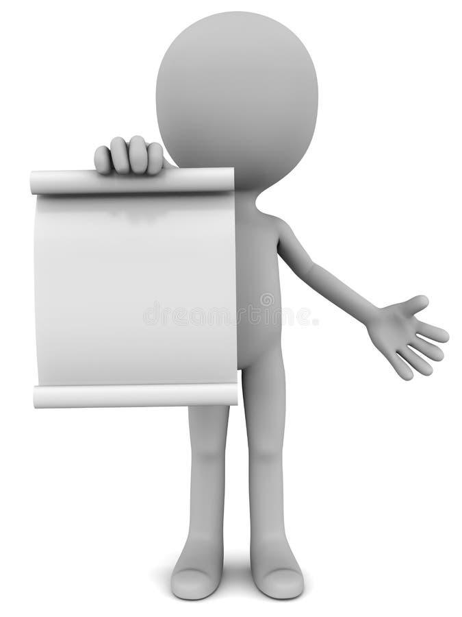 3d Small Man Scroll Stock Illustrations – 61 3d Small Man Scroll Stock ...