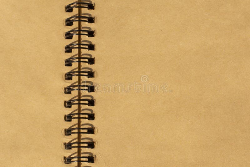 Blank Paper Scrap Book. Close Up Shot. Recycled Paper Notebook ...