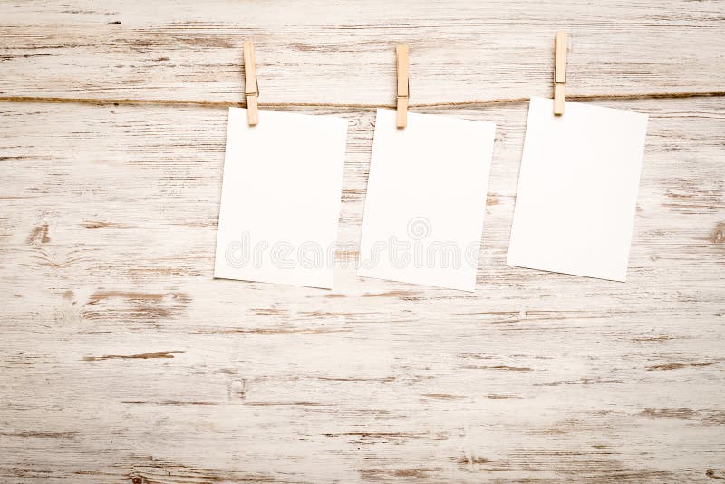 Sheets for writing message stock photo. Image of clothesline - 123203838