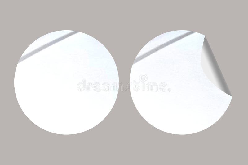 Blank Paper Sticker Texture Set Stock Photo - Image of drawing ...
