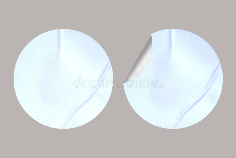 Blank Paper Sticker Texture Tag Template Setlabel Set Stock ...