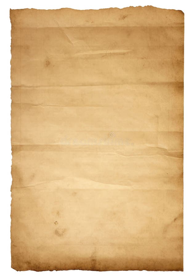 Blank Paper Texture Isolated on White Background Stock Illustration ...
