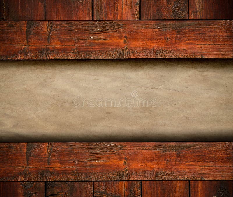 Blank Paper on Wooden Background Stock Photo - Image of interior, page ...