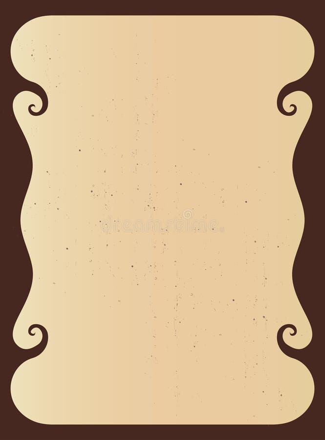 Blank parchment paper stock vector. Illustration of background - 10691524