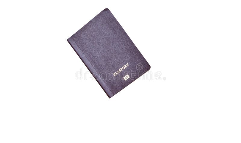 Blank Passport Isolated On White Stock Image Image Of Identity