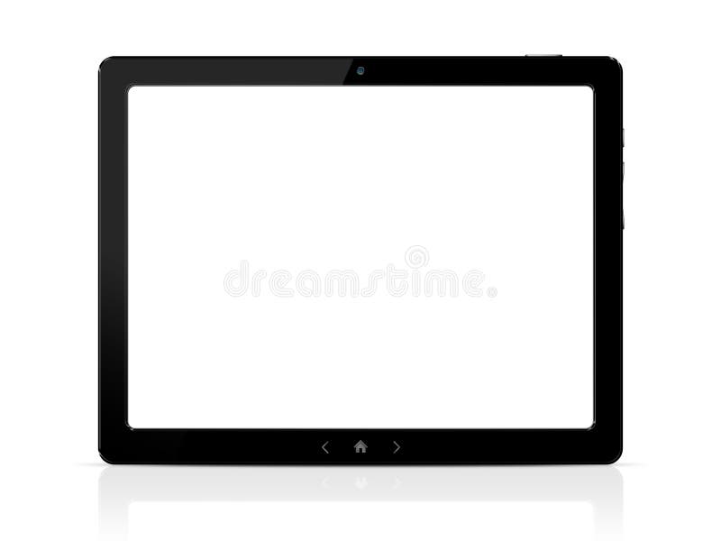 Blank PC tablet stock illustration. Illustration of frame - 19044315