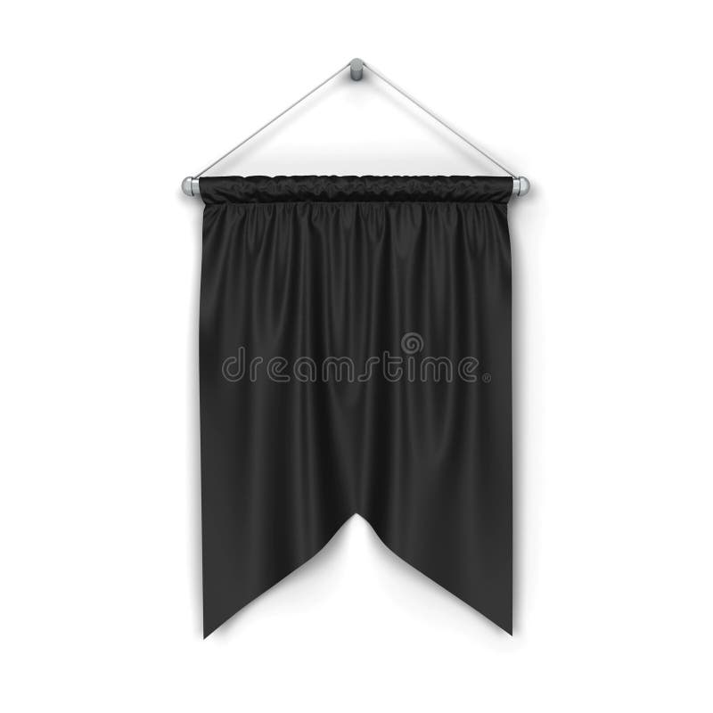 Blank pennant stock illustration. Illustration of mock - 92974128
