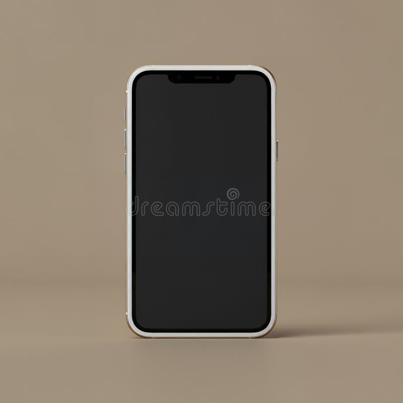 Blank Phone Mockup To Add Your Design Stock Illustration - Illustration ...