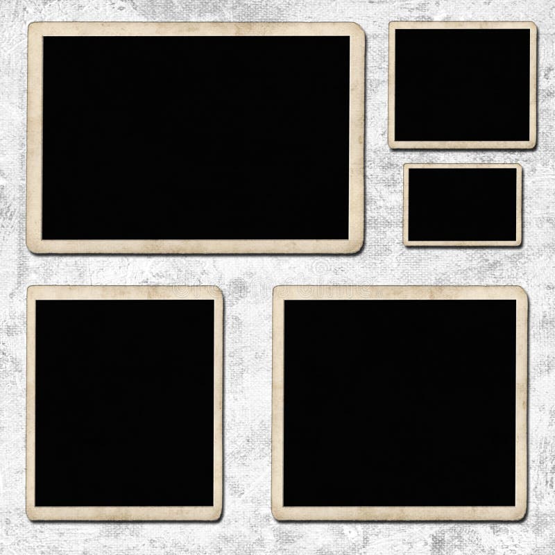 Blank photo frames stock photo. Image of notebook, album - 12108484