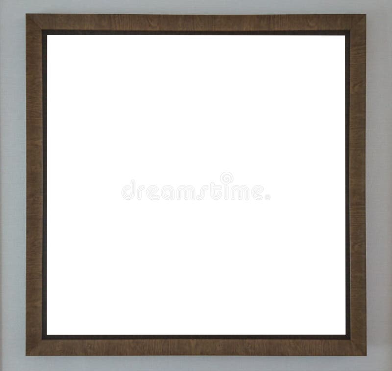 Blank photo wood frame stock image. Image of empty, gallery - 130379503