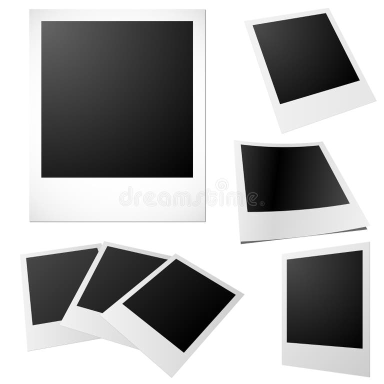 Blank White Instant Photo Frame Stock Illustrations – 10,337 Blank ...