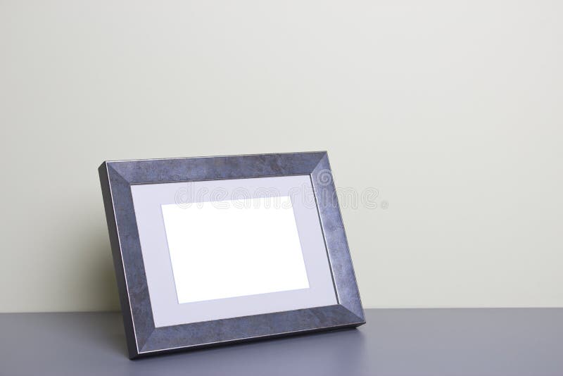 Askew Picture Frame on Wall Stock Image - Image of artistic, blank: 3146943