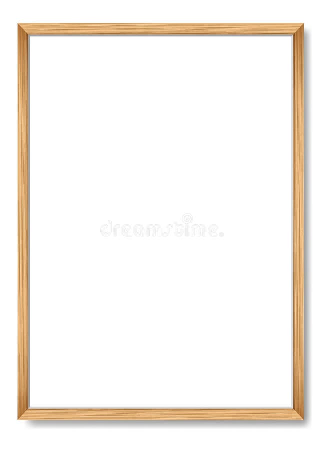 Blank Picture Frame. Vector Template Stock Vector - Illustration of ...
