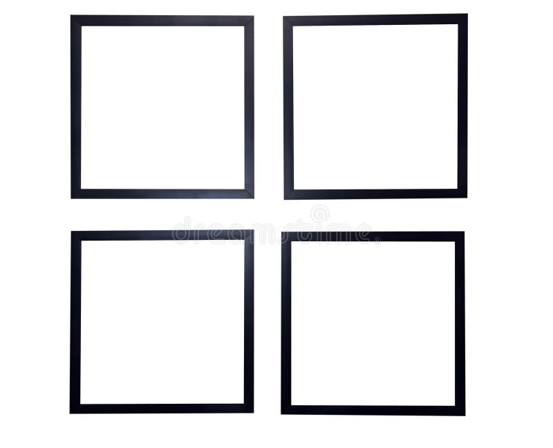 Four frames on wall stock image. Image of portrait, wall - 9862889