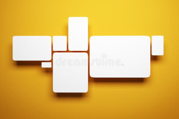 Blank pictures on the wall stock illustration. Illustration of sign ...