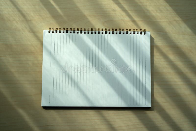 Blank Plain Notebook Top View Blank Design Concept Background for ...