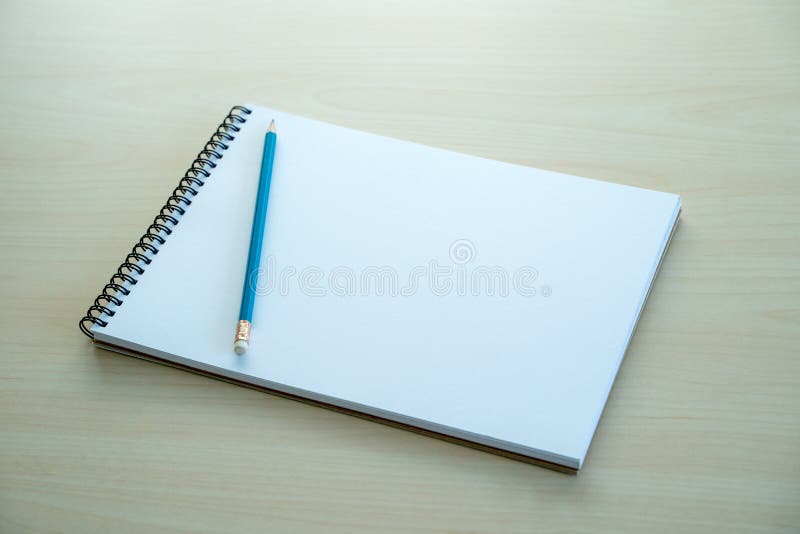 Blank Plain Notebook Top View Blank Design Concept Background for ...