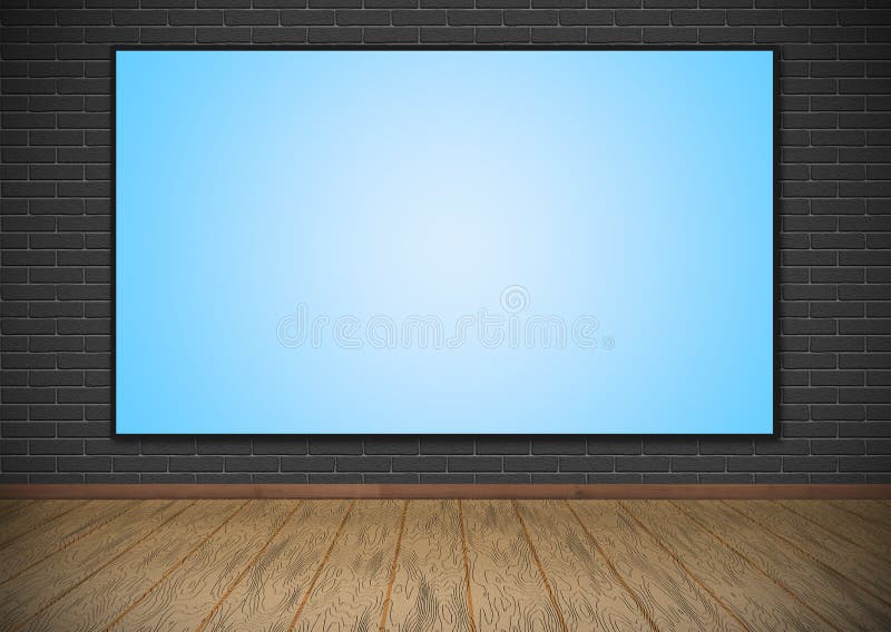 Blank plasma panel stock image. Image of plasma, indoor - 42658821