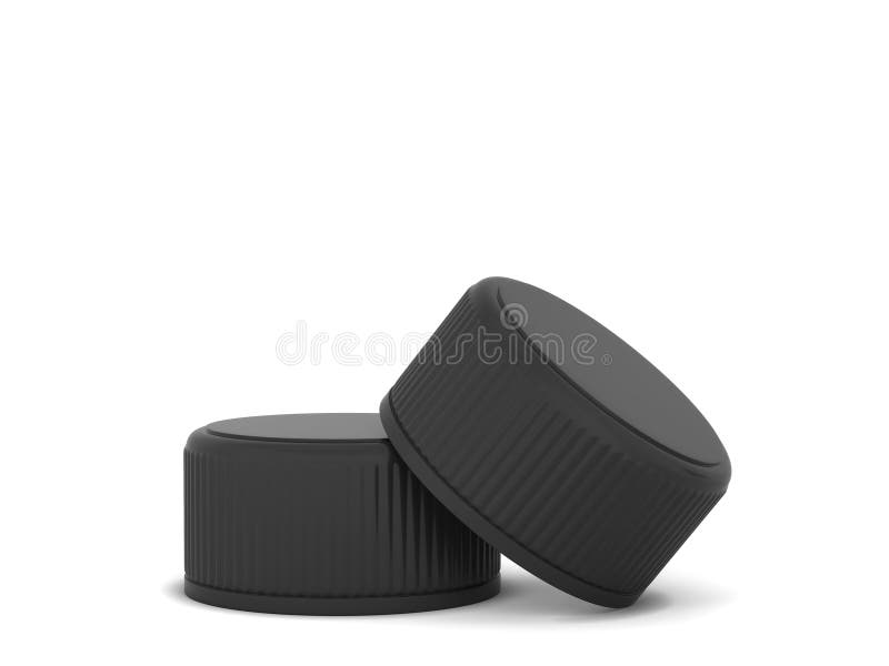 Blank plastic bottle cap stock illustration. Illustration of clean ...