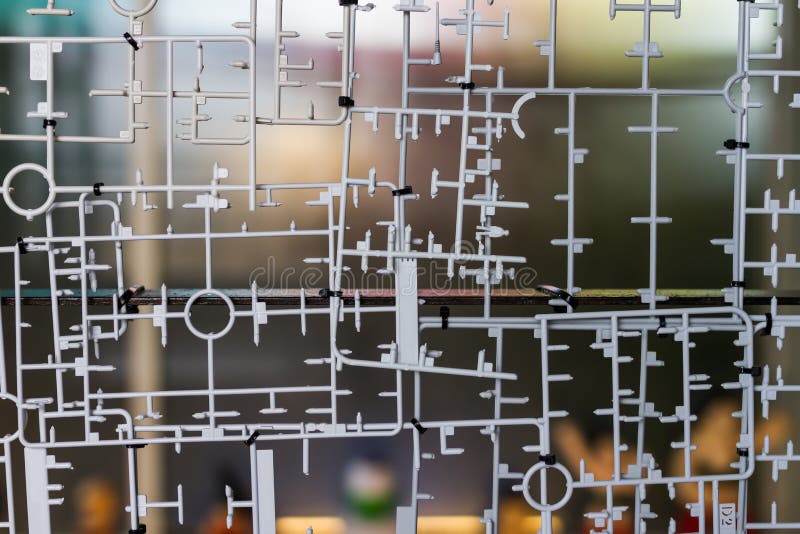 Blank Plastic Toy Kit Frame Stock Illustration - Illustration of ...