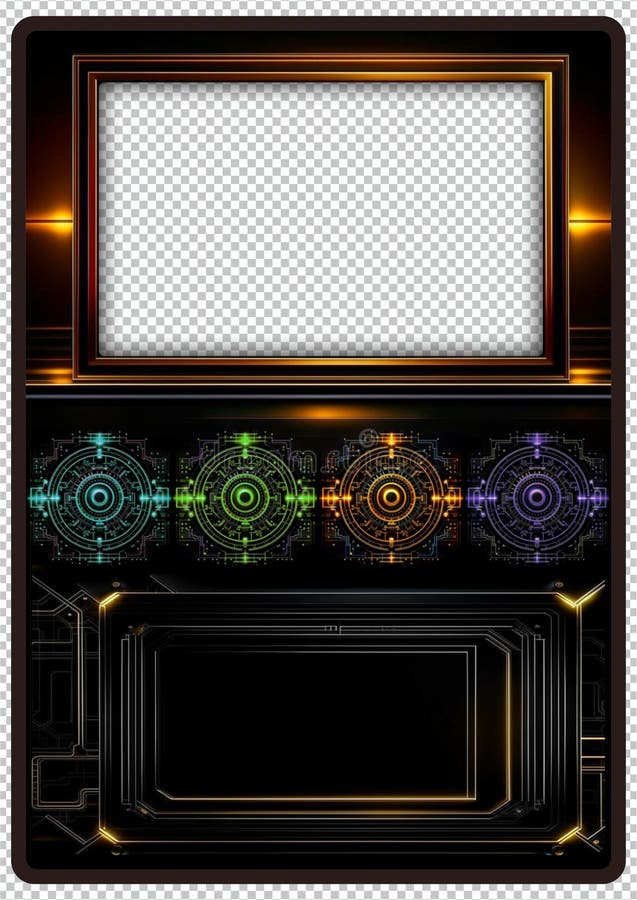 A Blank Playing Card on a Transparent Background. PNG Format. Stock ...