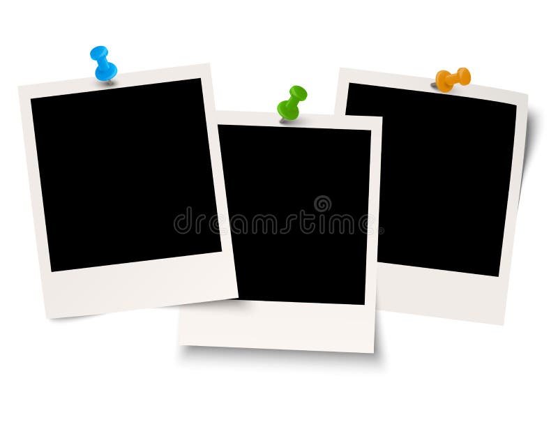 Polaroid Frame Pin Stock Illustrations – 716 Polaroid Frame Pin Stock ...