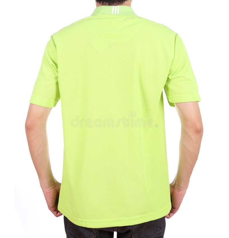 Men S Blank Green Polo Shirt Template Stock Image - Image of poloshirt ...