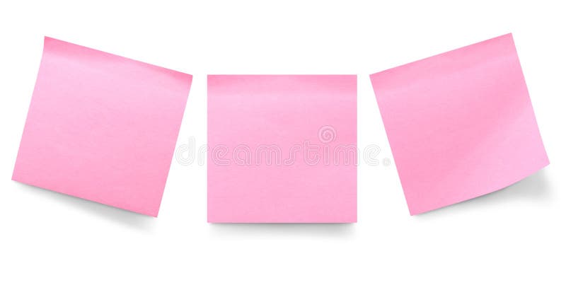 Blank post-it sticky notes stock photo. Image of message - 19910228