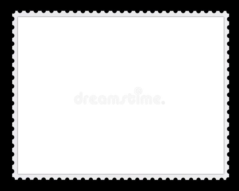 A Blank Postage Stamp Template (vector Included) Stock Vector ...
