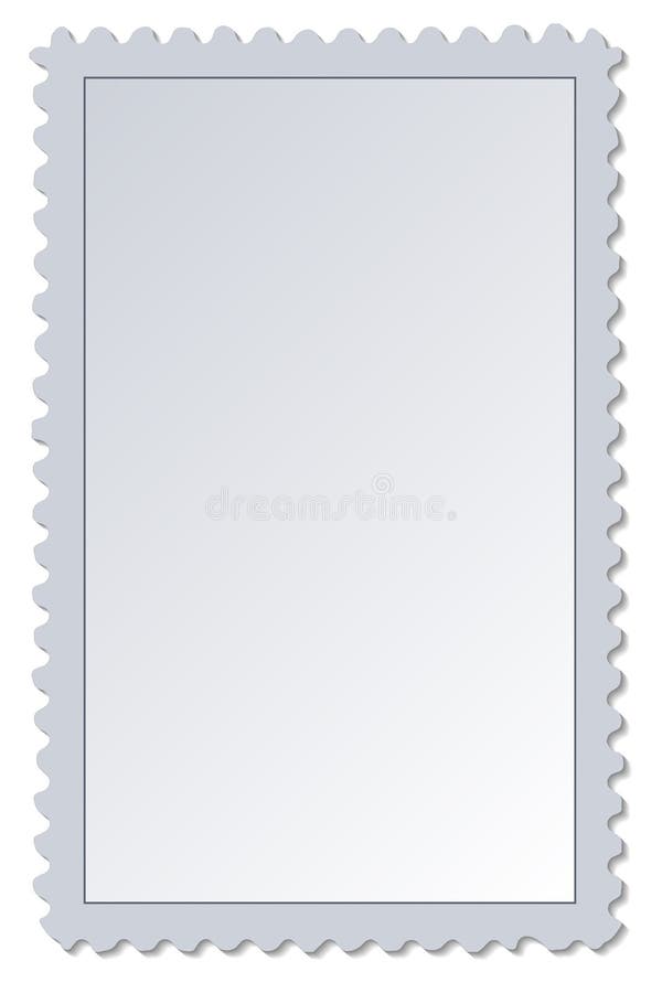 Blank Postage Stamp stock illustration. Illustration of postal - 53428899