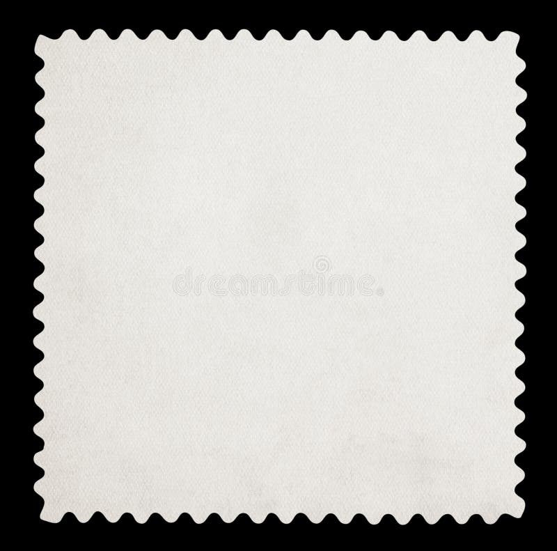 Blank Postage Stamp - Isolated Stock Image - Image of collection ...