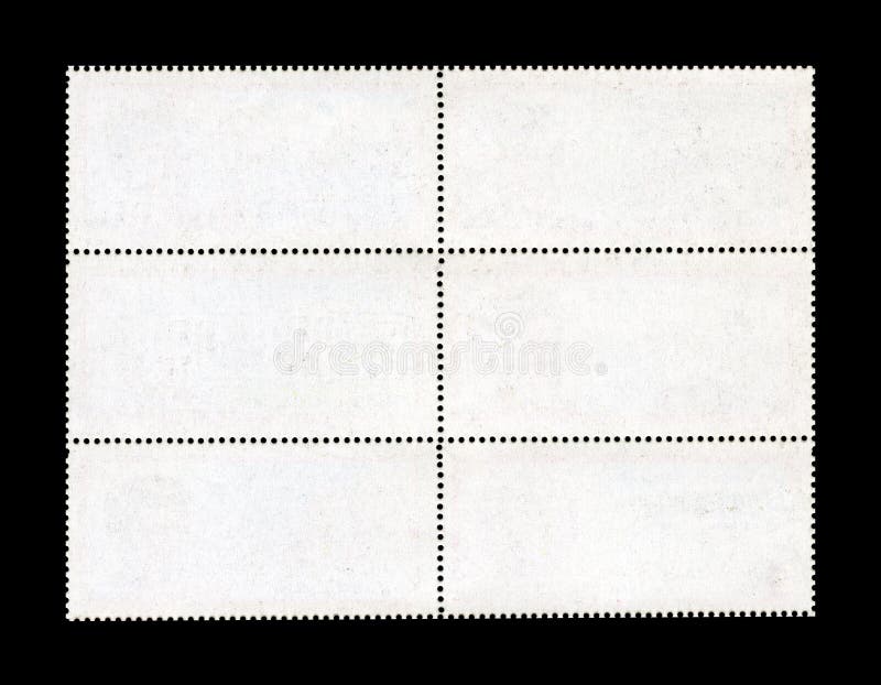 Blank Postage Stamp Sheet stock image. Image of collection - 85359397