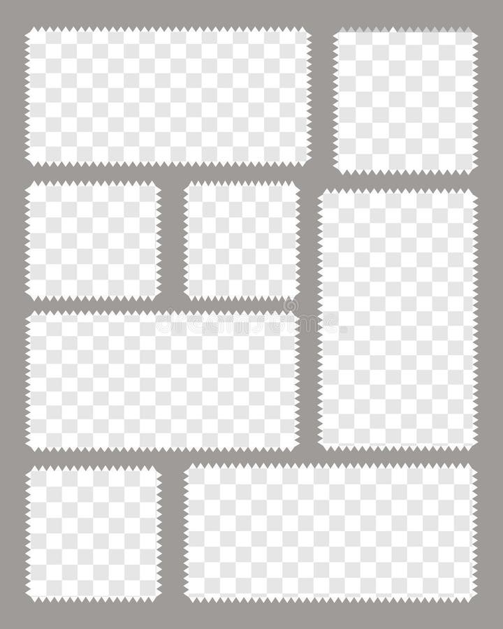 Stamp Edge Rectangle Transparent Stock Illustrations – 64 Stamp Edge ...