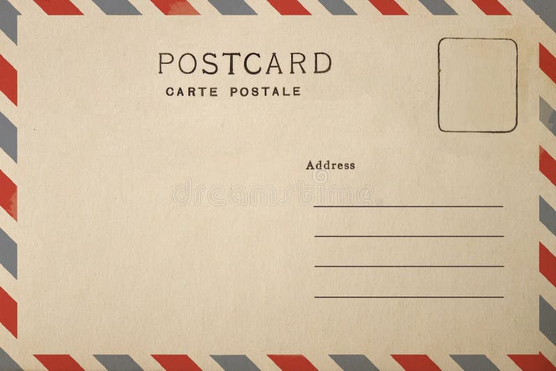 Blank of Postcard stock photo. Image of paper, ragged - 47507574