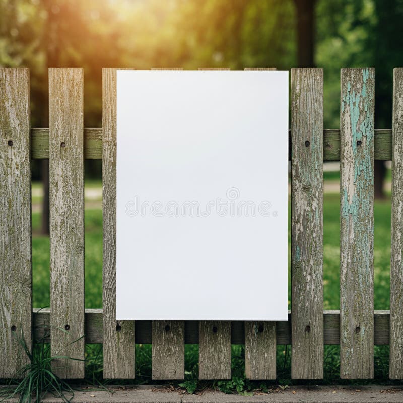 Blank Poster Mockup To Add Your Design Stock Illustration ...