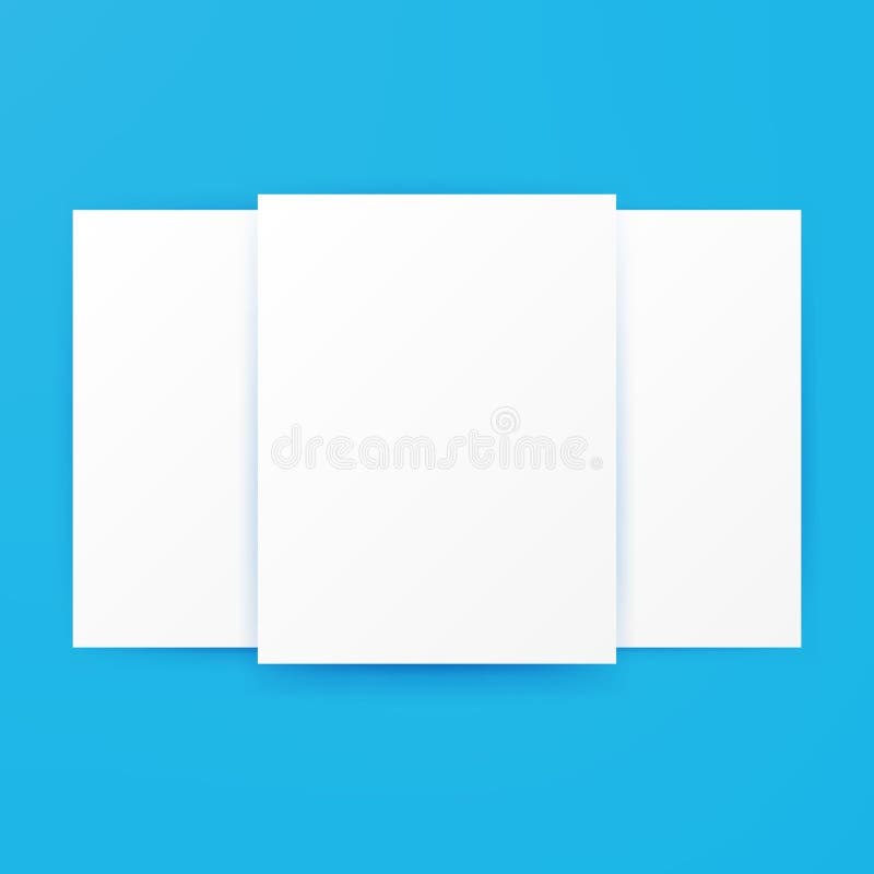 Empty Posters Mockup Template Stock Vector - Illustration of empty ...