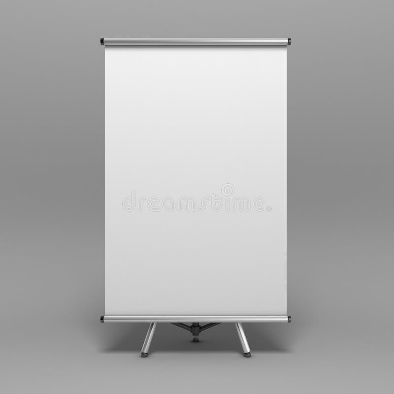Blank presentation board stock illustration. Illustration of education ...
