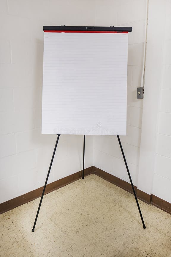 Blank Presentation Flip Pad Stock Photo - Image of work, meeting: 230592988