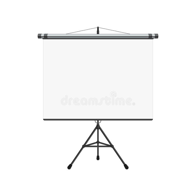 Blank Presentation Screen Vector. Stock Vector - Illustration of modern ...