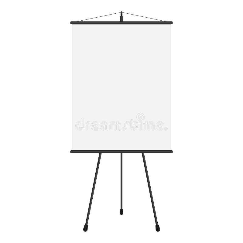 Blank Presentation Screen Vector. Stock Vector - Illustration of office ...