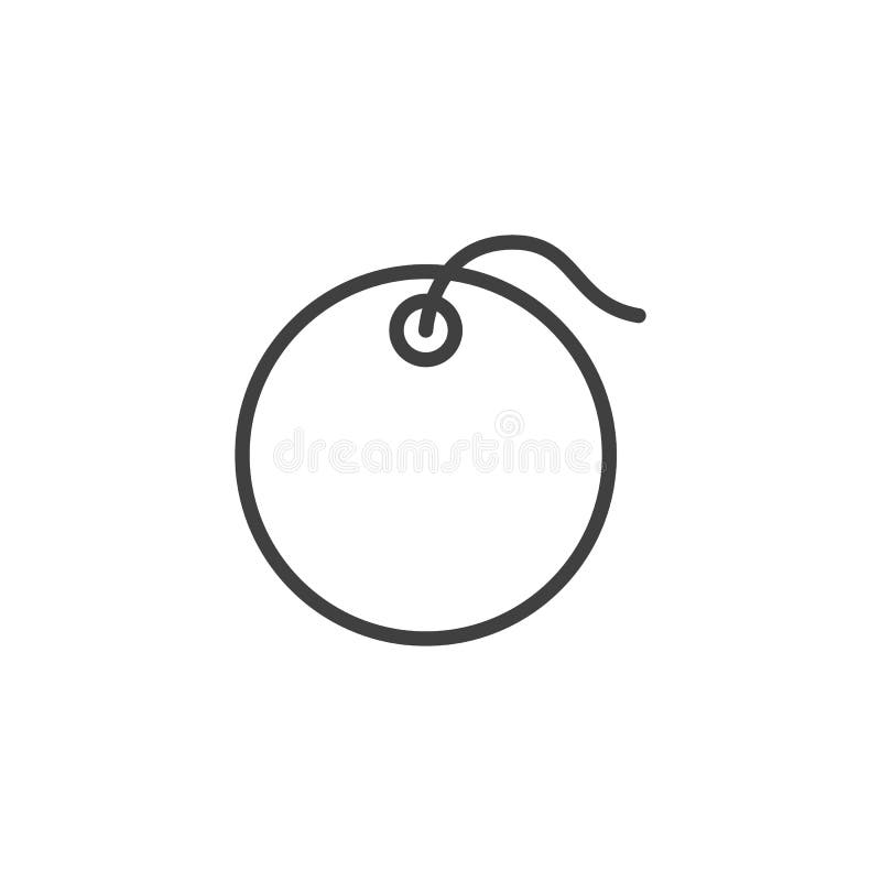 Blank Price tag line icon stock vector. Illustration of shape - 178993283 Blank Price tag line icon stock vector. Illustration of shape - 178993283