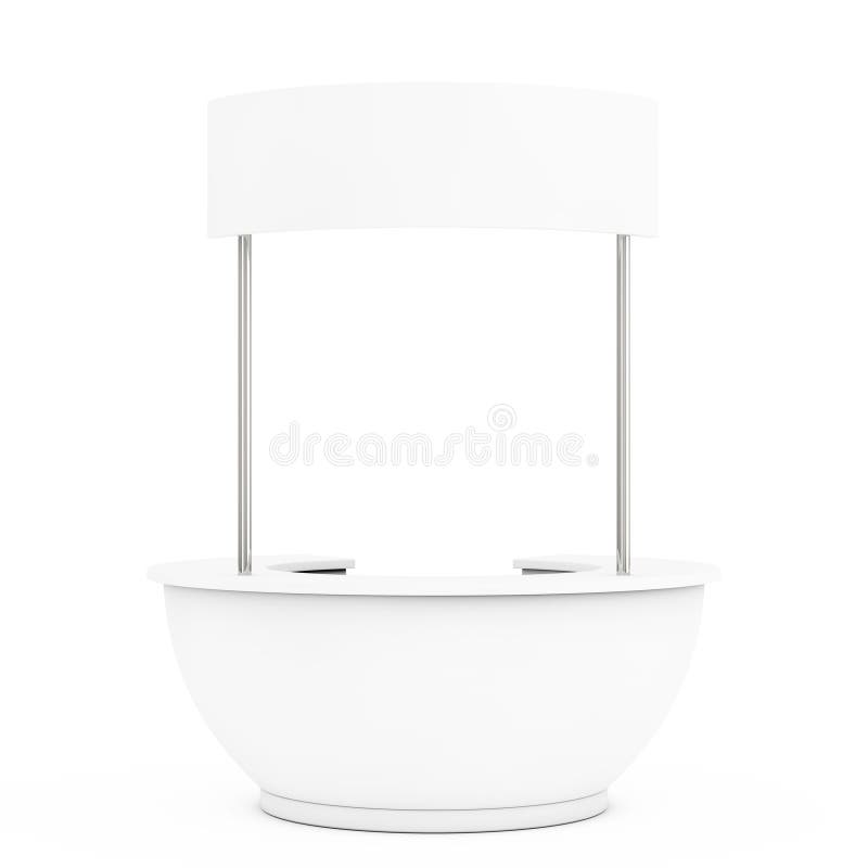 Blank Promotion Stand. 3d Rendering Stock Illustration - Illustration ...